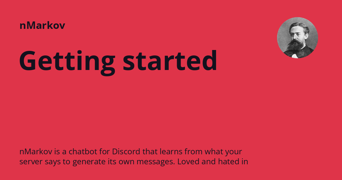 Getting started - nMarkov